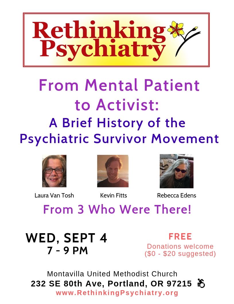 An in-depth look at the Psychiatric Survivor Movement | KBOO
